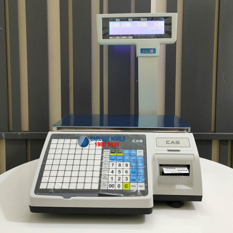 Cân điện tử in tem nhãn mã vạch CAS CL5200