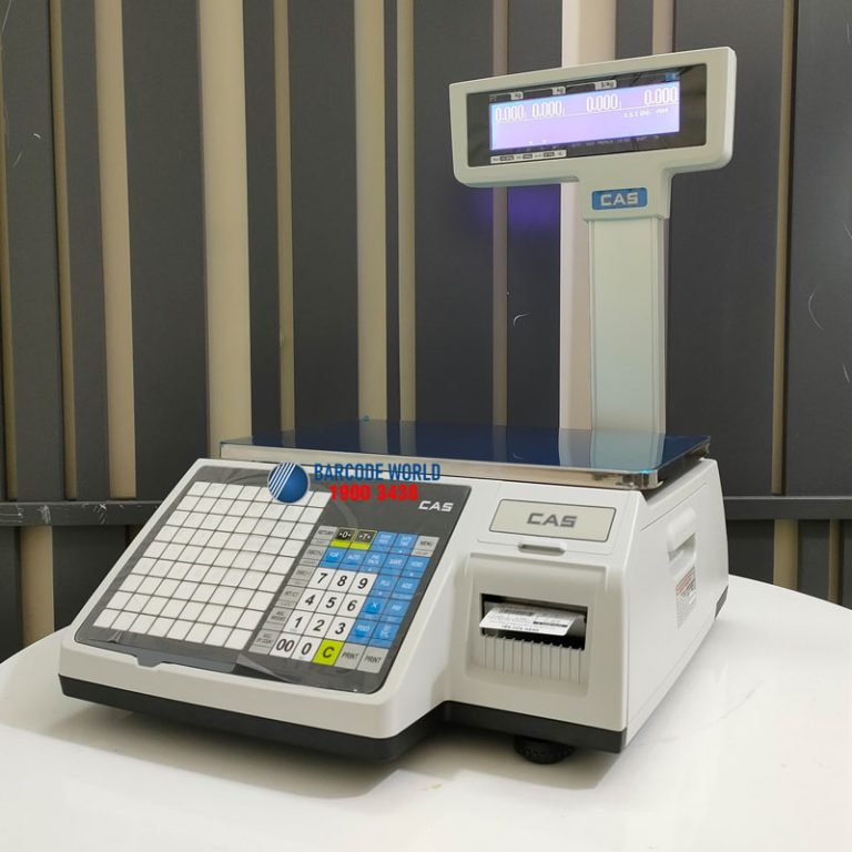 Cân điện tử in tem nhãn mã vạch CAS CL5200