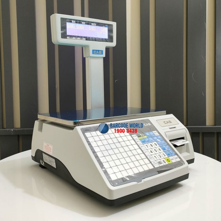 Cân điện tử in tem nhãn mã vạch CAS CL5200