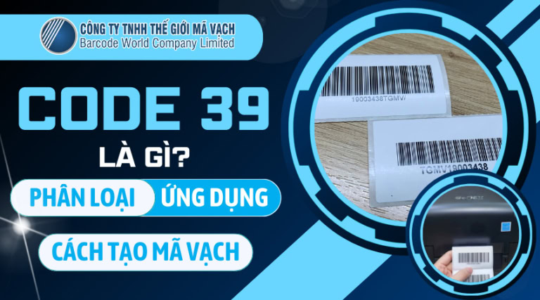 Mã vạch Code 39 là gì? Phân loại, ứng dụng và cách tạo